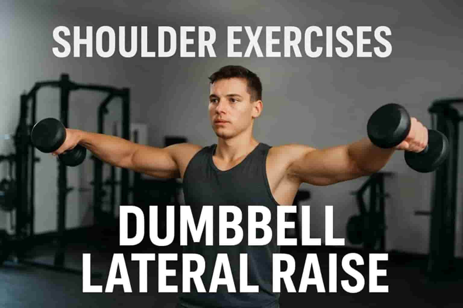 Dumbbell Lateral Raise Exercise – Build Broad Shoulders